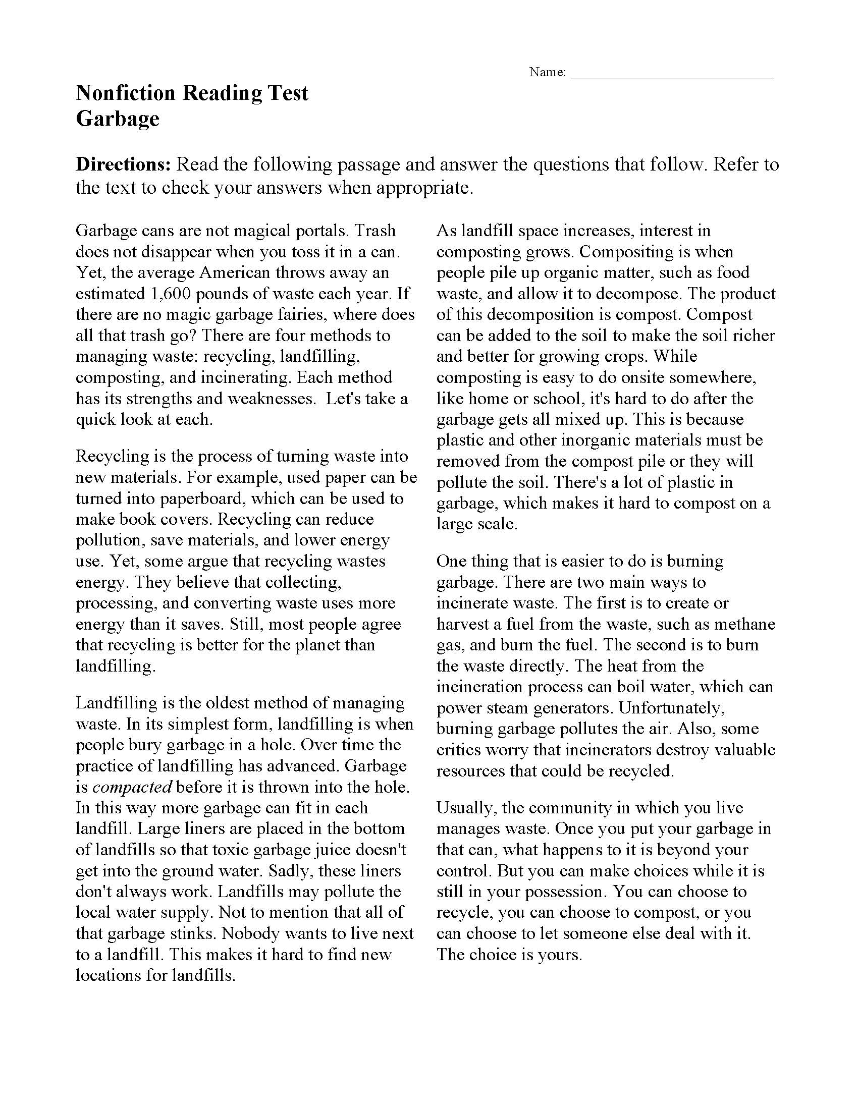A2 Reading Comprehension Pdf A2 Reading Comprehension Pdf